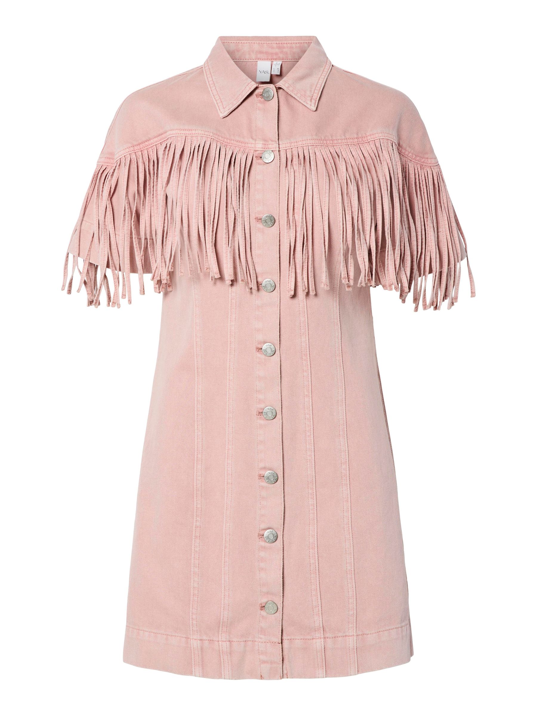 YASSUN DENIM DRESS | Purple | YAS® UK