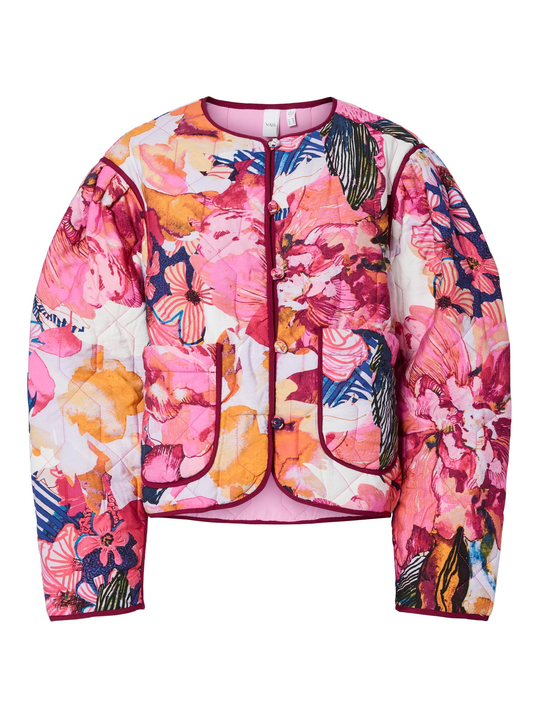 YASDELPHI QUILTED JACKET | Purple | YAS® UK